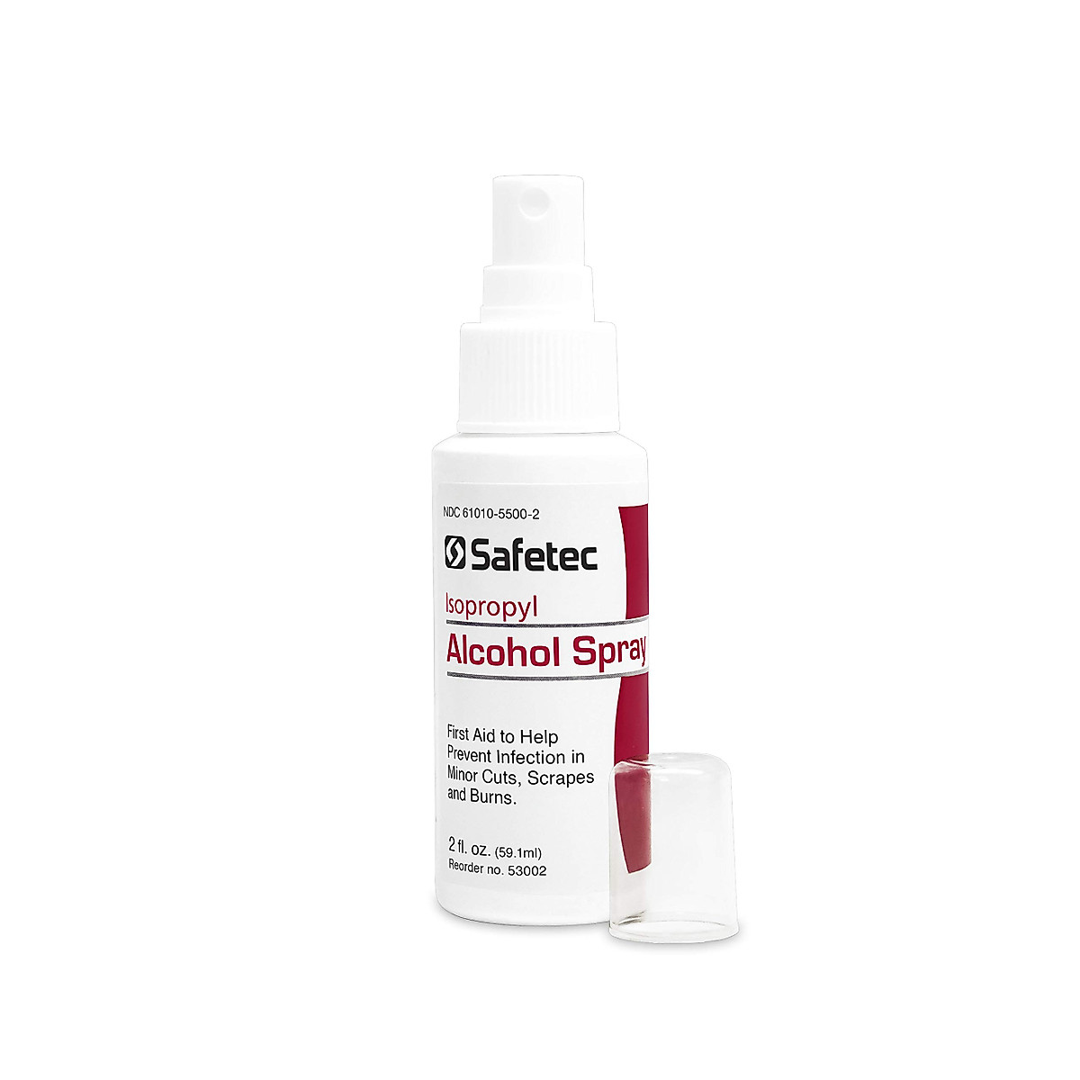 Safetec Isopropyl Alcohol Spray 2oz (Pack of 6)