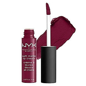 NYX PROFESSIONAL MAKEUP Soft Matte Lip Cream, Lightweight Liquid Lipstick - Abu Dhabi (Deep Rose-Beige)