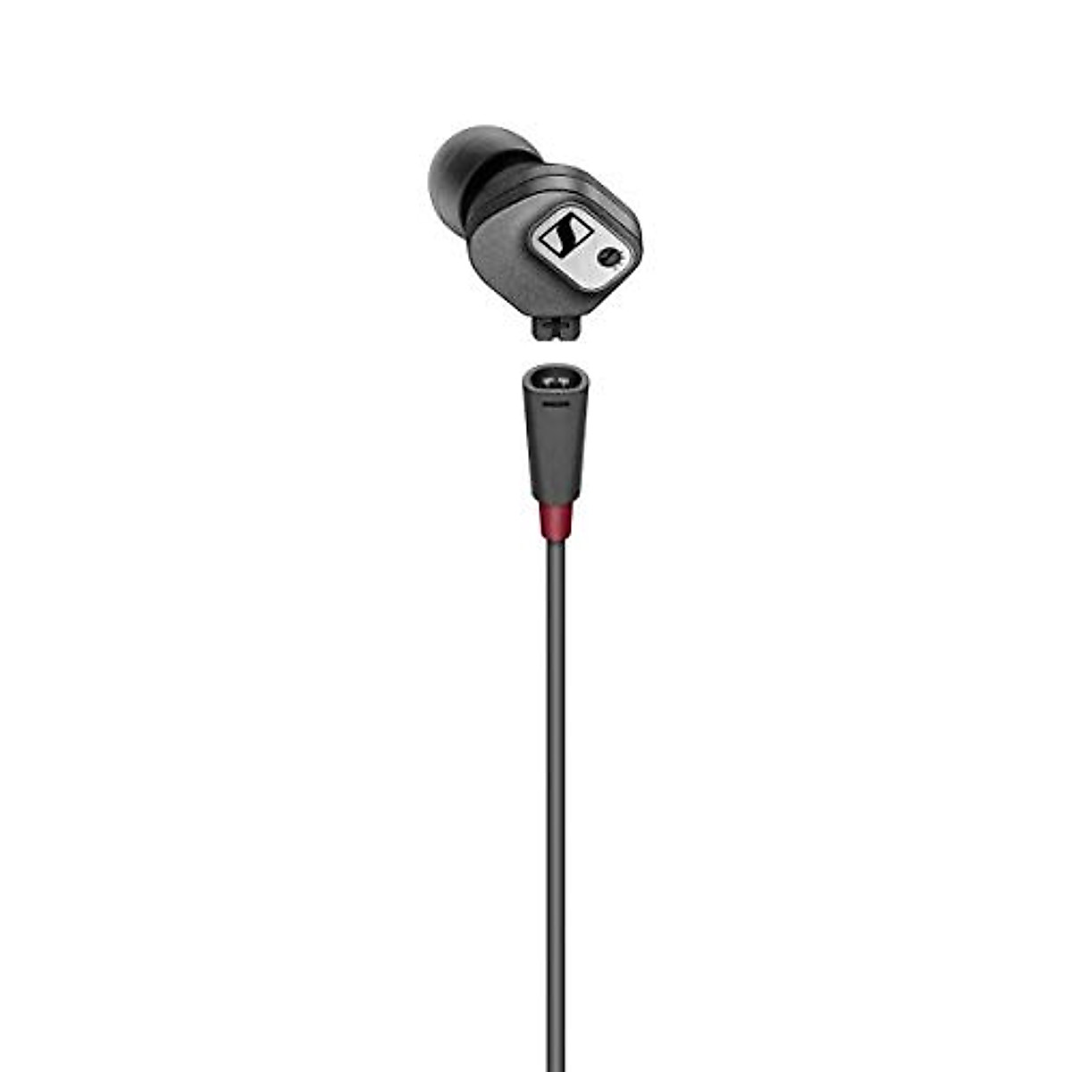 Sennheiser IE 80 S Adjustable Bass earbud Headphone, Black