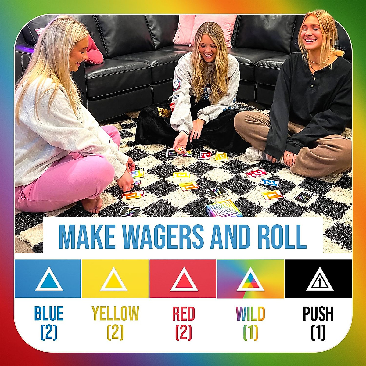 Ok2Win Mixed Doubles Dice and Card Game - Fun and Strategic Gameplay for Ages 6+