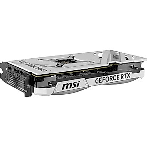 MSI Gaming GeForce RTX 4070 12GB GDRR6X Extreme Clock: 2520 MHz 192-Bit HDMI/DP Nvlink TORX Fan 4.0 Ada Lovelace Architecture Graphics Card (RTX 4070 VENTUS 2X WHITE 12G OC)