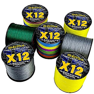 X9/12 Fishing Line 500m PE Multifilament Wire Strong Wear Resistance Saltwater/Fresh Water Light Bait Fishing Line