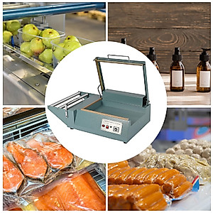 Heat Shrink Wrap Sealing Machine, L-Bar Sealer Cutter Packing Machine, 1000W Shrink Wrap Sealing Machine Commercial POF Film Sealer Cutter Machine Industrial Sealing