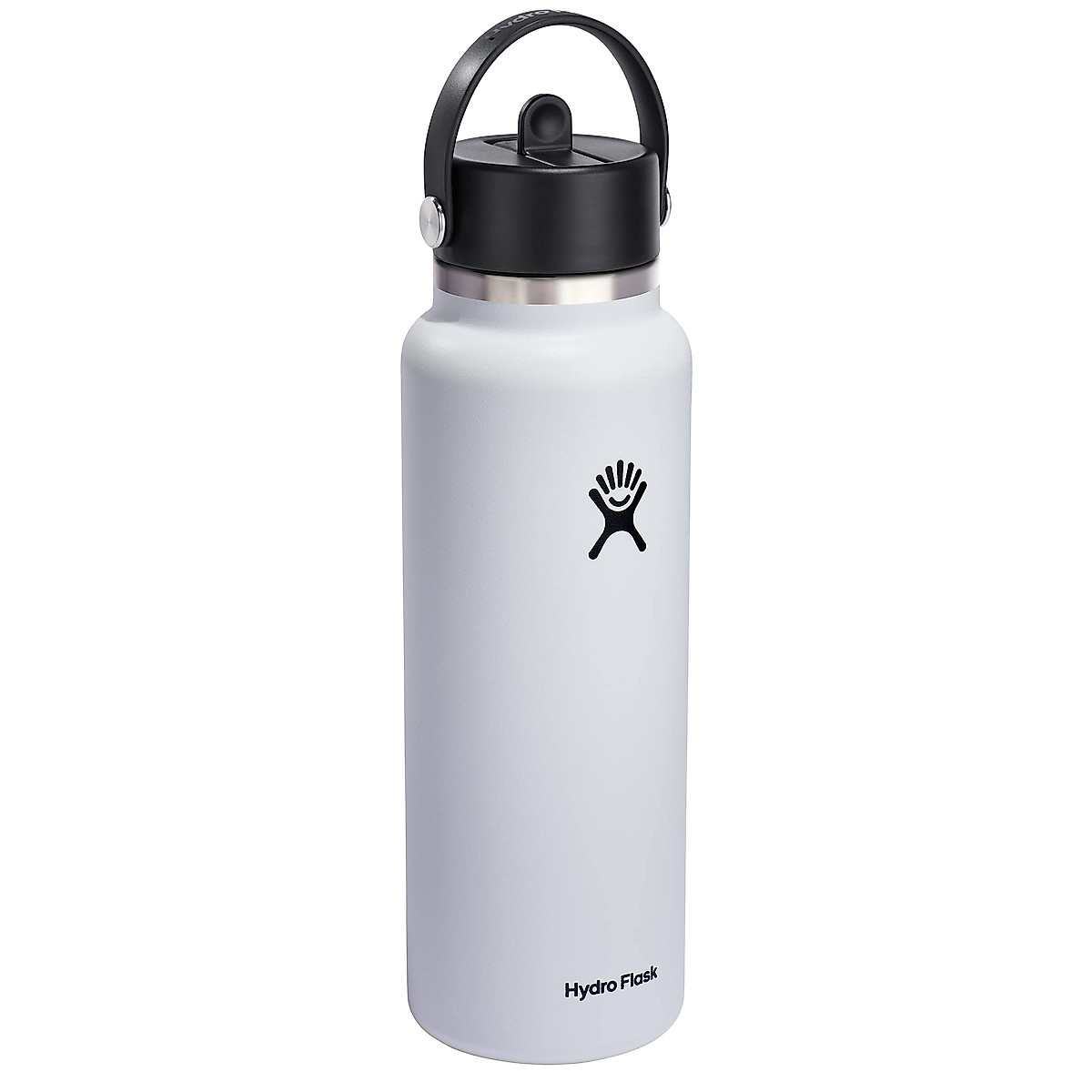 Hydro Flask Wide Flex Straw Cap White 40 Oz