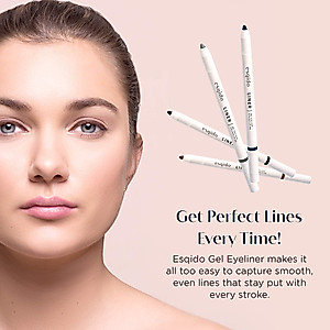 Esqido: Gel Pencil Eyeliner - Water Resistant (Black)
