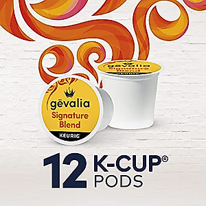 Gevalia Signature Blend Mild Roast K Cup Coffee Pods (12 Pods) (Pack of 2)