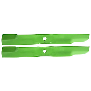 8TEN LawnRAZOR Blade Set for John Deere 42 inch Deck LT160 SST15 SST16 EZtrak AM137327 AM141032 M154061 (Heavy Duty High Lift)