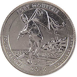 2016 S National Park Quarter 5 Coin Set Uncirculated Mint State Clad 25c