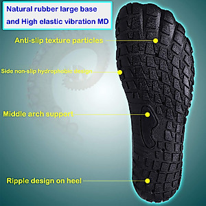 Water Shoes Men,Mens Water Shoes,Water Shoes Women,Barefoot Shoes,Quick Dry Aqua Swim Shoes,Slip-on Soft Beach Shoes,Quick Dry Water Shoes,Aqua Sports Outdoor Shoes for Pool Beach Surf Walk Water Yoga