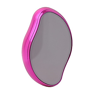 Crystal Hair Eraser for Women and Men,Magic Hair Eraser,Remover Painless Exfoliation,Hair Removal Tool for Arms Legs and Back,Reusable & Washable (Pink)