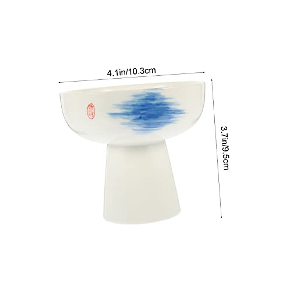 YARNOW 2pcs Goblet Ice Cream Sundae Cups Mini Dessert Cup Glass Dessert Bowls Mini Truffle Bowls Large Trifle Bowl Trifle Cake Footed Dessert Cup Pudding Bowl Ceramic Yogurt Cup Delicate