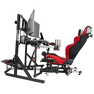 OpenWheeler Keyboard and Mouse Tray Stand with Cup Holder