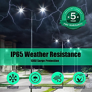 400W LED Parking Lot Light 56000 Lumen, Parking lot Flood Lights 400W Slip Fitter, Street Area Light UL DLC IP65 5000K Waterproof 100-277VAC Input , Stadium Lights Outdoor LED, LED Pole Light Outdoor