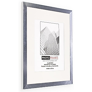 Displays2go PFA18SV162 Aluminum Wall Picture Frame