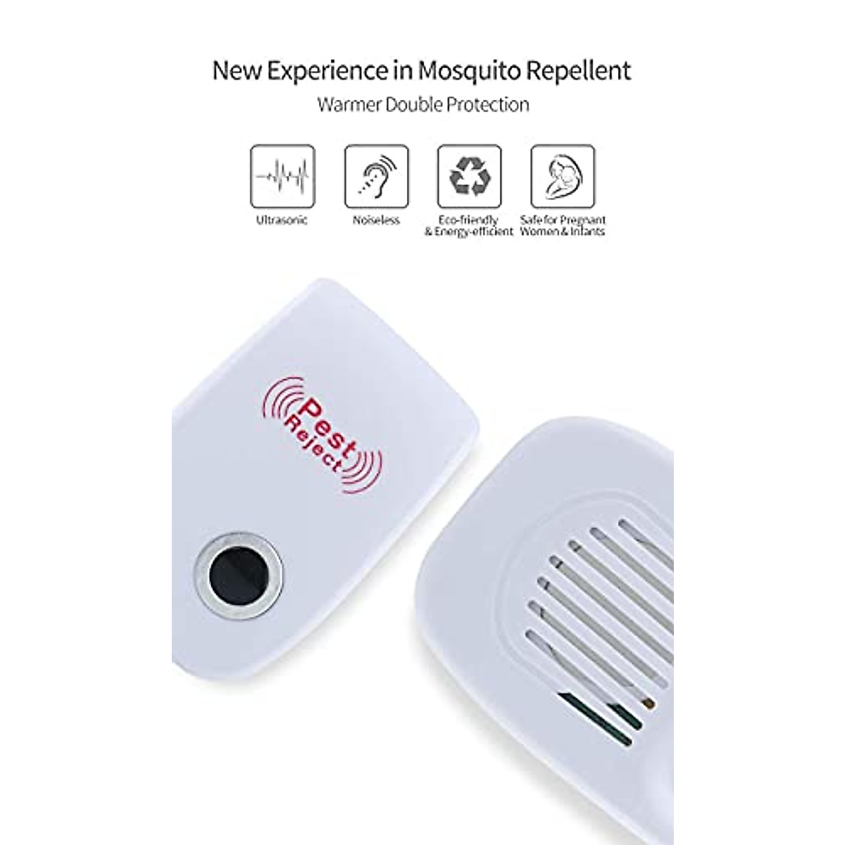 WTHSY Ultrasonic pest Repeller 6 Pack, Ultrasonic Mosquito Repellent, Repels Mosquitoes,mice,Flies,Cockroaches, 6pack, Plug and Play,Multifunctional pest Repeller