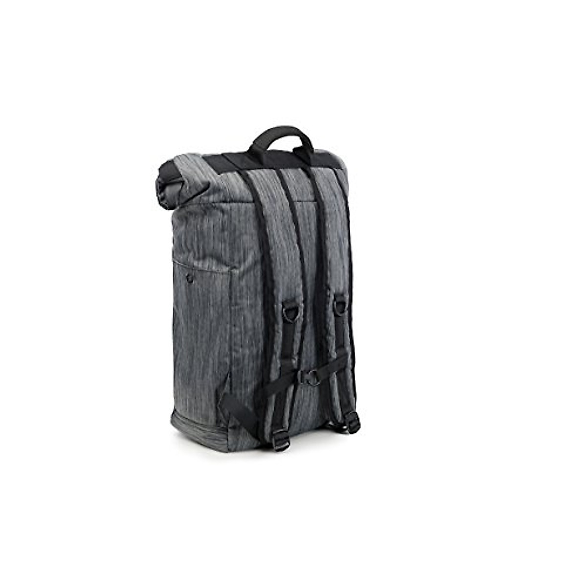 Revelry Supply The Drifter - Smell Proof, Water Resistant, Lockable, Rolltop Travel Backpack for Outdoors, Nature, Exploring (Stripped Dark Grey)