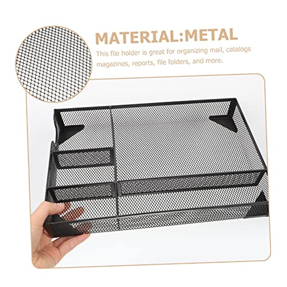 Tofficu 3pcs Office File Holders Household Book Organizer Bookshelf Accessories Desktop Paper Organizer Drawer Organizers Office Desk Organizers and Storage Office File Organizer Magazine