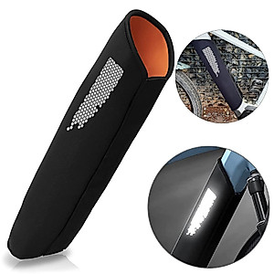 E Bike Battery Protector, Waterproof Reflective Bicycle Battery Cover, Integrated Battery Cover, Dust-proof Protect Batteries Neoprene Electric Bicycle Battery Protection Cover for Riding Black