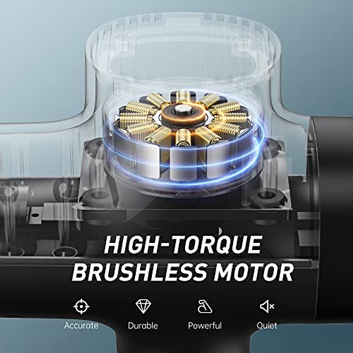 opove M3 Pro 2 Massage Gun Deep Tissue Percussion Muscle Massager for Workout, Handheld Percussive Therapy Fascia Gun for Athletes Fast Recovery 4-8 Hours Long Battery Life, Powerful, Quiet, Black