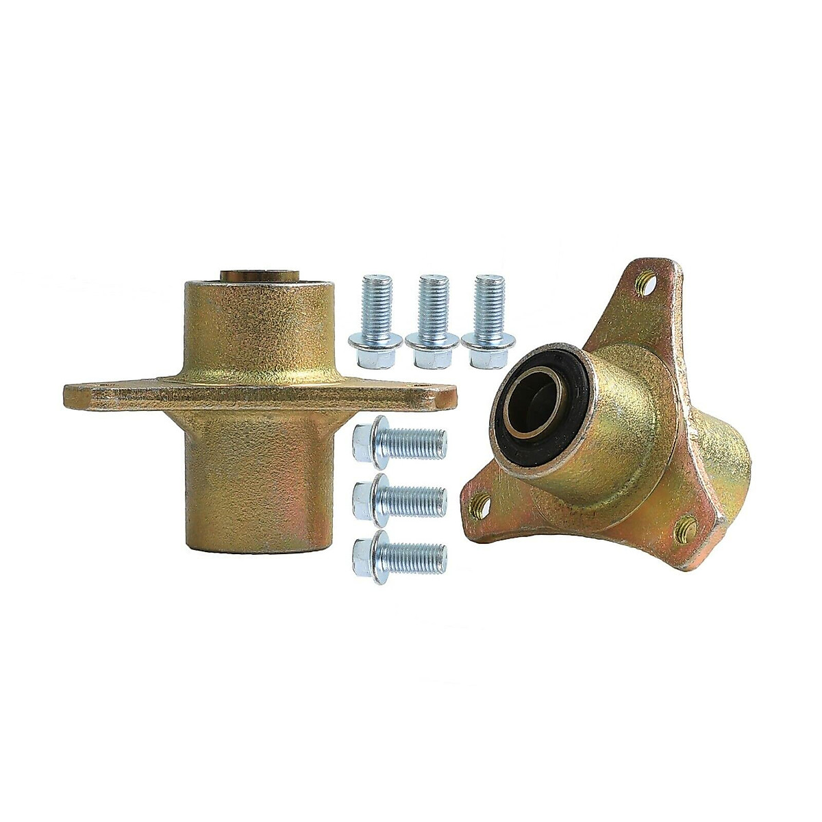 91.SCS 3 Stud Front Wheel Hub Steering Knuckle Spindle Kit for Go Kart ATV Quad 110cc 125cc