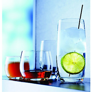 Schott Zwiesel Tritan Crystal Glass Banquet Barware Collection Long Drink/Iced Beverage Cocktail Glass, 18.2-Ounce, Set of 6