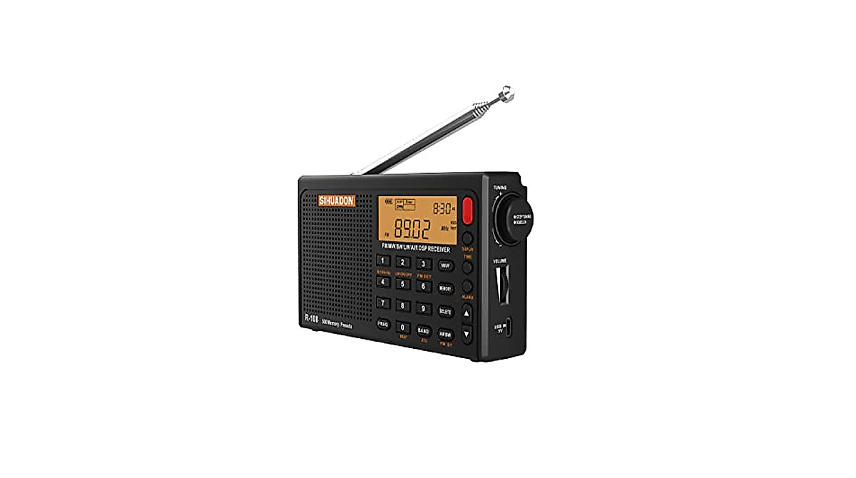 Portable RADIWOW R108 Radio for Travel & Enjoyment | Full Spectrum AM ...