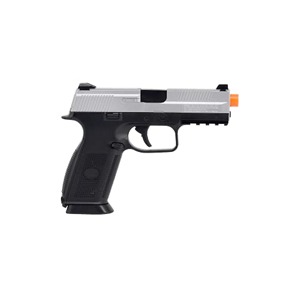 SOFT AIR USA FN FNS-9 Spring Airsoft Pistol, Black/Silver, 300 FPS