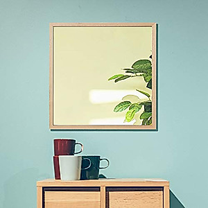 塩川光明堂 Shiokawa Komeido 0036 Wall Mirror, Made in Japan, Fill, Square, W 17.7 x D 1.2 x H 17.7 inches (450 x 30 x 450 mm), Mirror Size: W 16.9 x H 16.9 inches (430 x 430 mm), NA