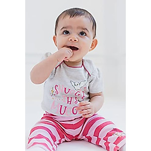 Harry Potter Infant Baby Girls Bodysuit Graphic T-Shirt Mesh Skirt and Leggings 4 Piece Layette Set 18 Months