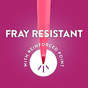 Paper Mate Flair Felt Tip Pens, Medium Point (0.7mm), Black, 36 Count