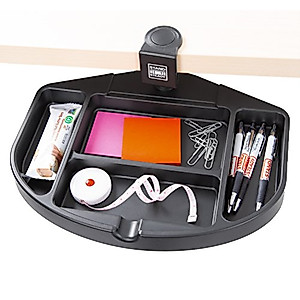 Stand Steady Original Desk Potato - Clamp-On Swivel Pencil Drawer and Desk Organizer | Unique Desk Organizer Provides Under Desk Storage for Pens, Pencils, Paper Clips & More! (Clamp-on Desk Drawer)