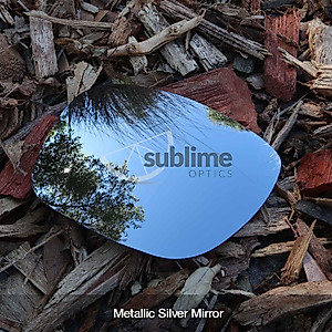 Sublime Optics Replacement Lenses for BOSE Tenor - Clear and 11 color choices (Metallic Silver Mirror)