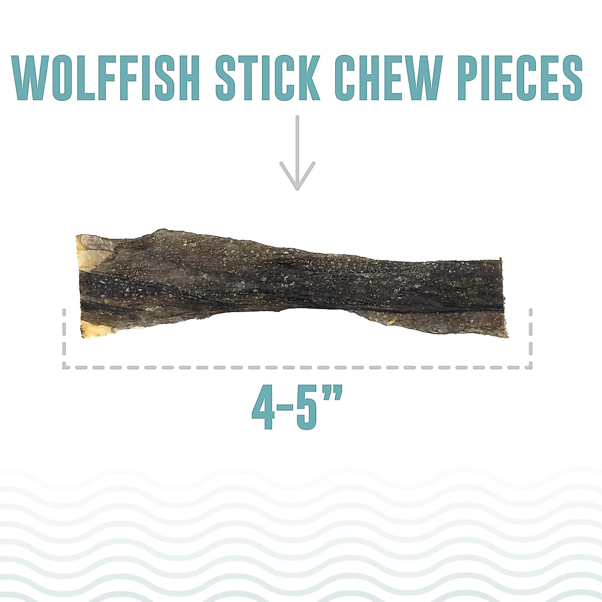 Icelandic+ Wolffish Skin Stick Chews Dog Treat 3.0-oz Bag