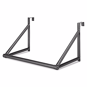 Whitmor Door Closet Rod, Gunmetal