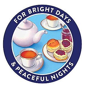 TICK TOCK TEAS Naturally Caffeine Free Red Bush Herbal Green Tea, 40 Count, Organic Rooibos Green Tea, 2.5 Oz