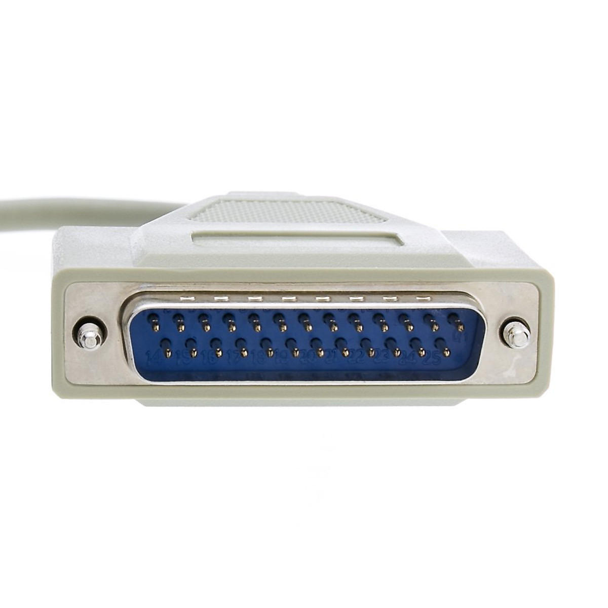 CableWholesale DB9 to DB25 Serial Cable, 9 Conductor 28 AWG Single Shielded RS232 Serial Cable, DB9 9 Pin Male to DB25 25 Male Connector Serial Cable, Beige, 6 Foot