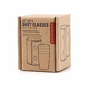 Kikkerland Metal Shot Glasses