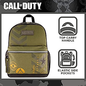 Concept One Call of Duty 13 Inch Sleeve Laptop Backpack, Padded Computer Bag for Commute or Travel, Multi, Green, One Size