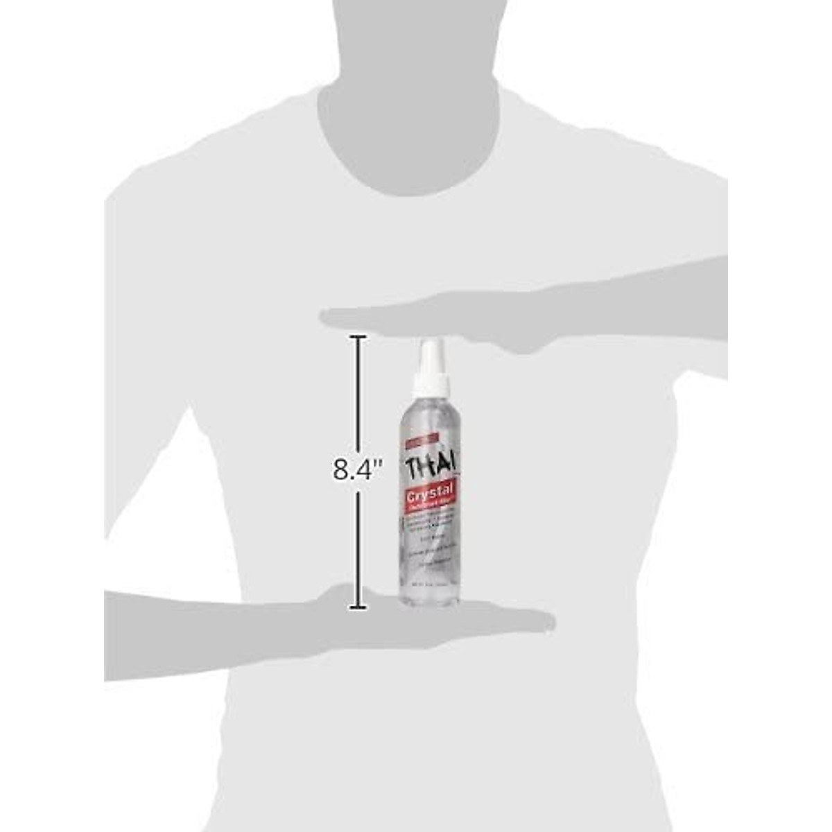 THAI Natural Crystal Deodorant Mist Spray, 8 Ounce (Pack of 1)