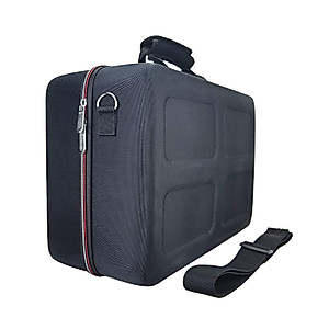 Storage Carry Case Bag for PS5 Consoles Controller Cable Travel Bag, Large Capacity PS5 Bag Shoulder Handbag, Waterproof Portable for Playstation Controller, PS5 Games, Gaming Headset, and Gaming Accessories (Black)