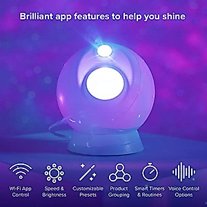 BlissLights Sky Lite Evolve - Star Projector, Galaxy Projector, LED Nebula Lighting, WiFi App, for Meditation, Relaxation, Gaming Room, Home Theater, and Bedroom Night Light Gift (Green Stars)