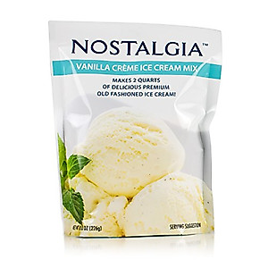 Nostalgia ICMW400BUN Wood Bucket Ice Cream Maker Sample Pack, 4-Qt, Brown