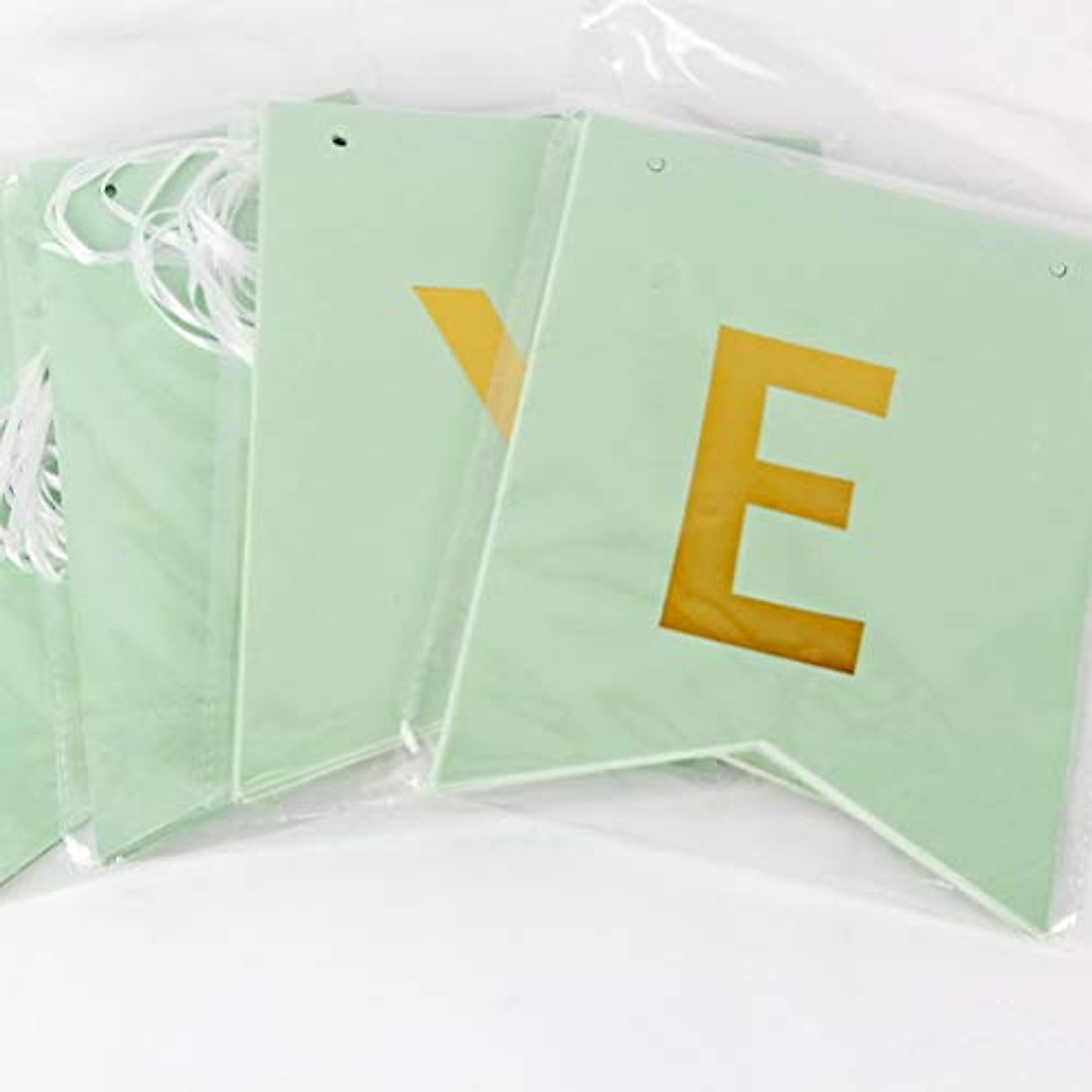 Amosfun Baby Shower Pennant Banner Party Birthday Triangle Flag Baby Banner Welcome Baby Bunting Baby Birthday Banner The Banner Pull The Flag Decorate Decorative Items Letter