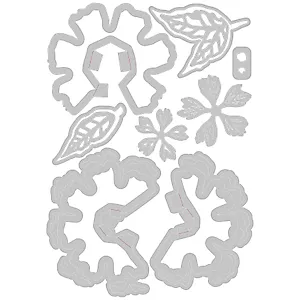 Sizzix Thinlits Die Set 10PK Pop-Up Flower by Jessica Scott, 665188