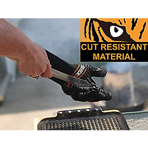 QUICKSURVIVE - Extreme Heat Resistant Glove up to 932F for BBQ, Grilling, Baking Fire Pit and Fire Place Fire Safety Glove ( 2 Gloves Total)