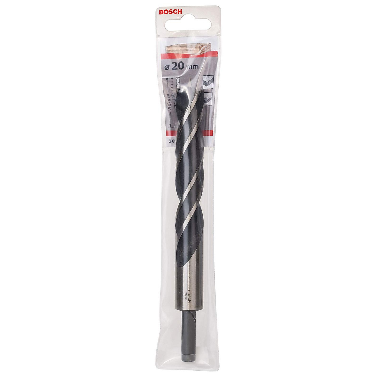 Bosch 2608597202 Wood Standard Drill Bit, 18mm x 130mm x 180mm