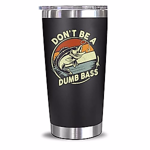 NewEleven Christmas Gifts For Dad From Daughter Son - Fishing Gifts For Men, Dad, Cup Gifts For Fisherman, Father - Birthday Gifts For Dad, Men, Husband - 20 Oz Tumbler