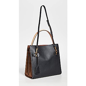 Tory Burch Women's Lee Radziwill Double Bag, Black, One Size
