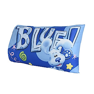 Expressions 3 Piece Toddler Bedding Set Blue's Clues Standard Crib Bedding Set, Includes Soft Microfiber Reversible Comforter, Fitted Sheet, Pillowcase for Kids (Official Blue's Clues Product)