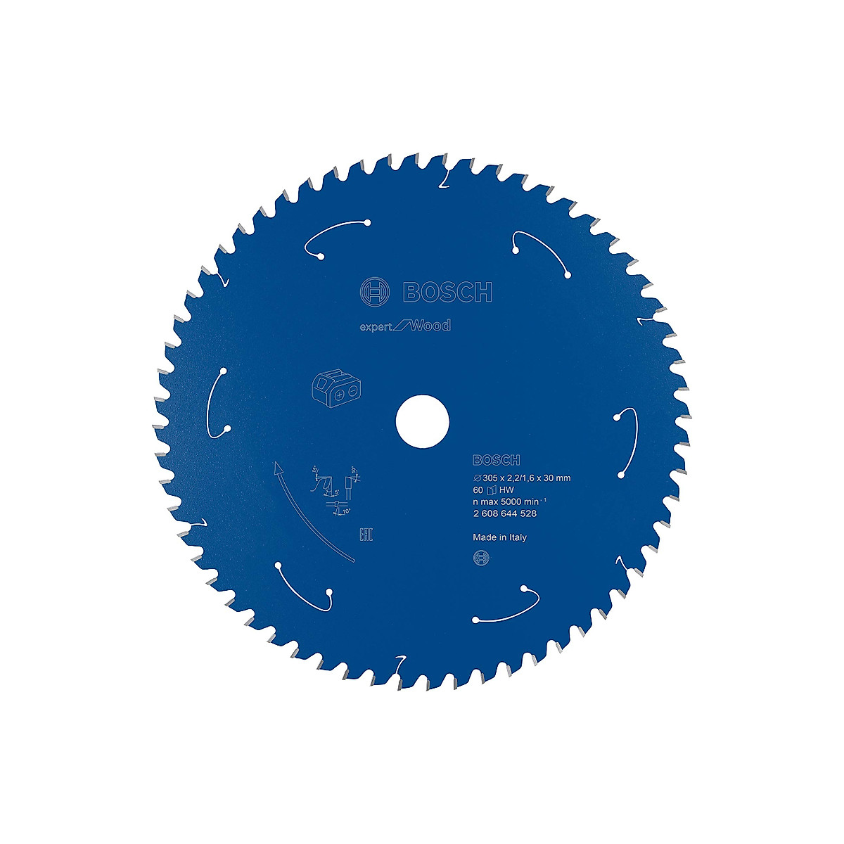 Bosch Professional Circular Saw Blade Expert (for Wood, 305 x 30 x 2.2 mm, 60 teeth; Accessories: Cordless Circular Saw)